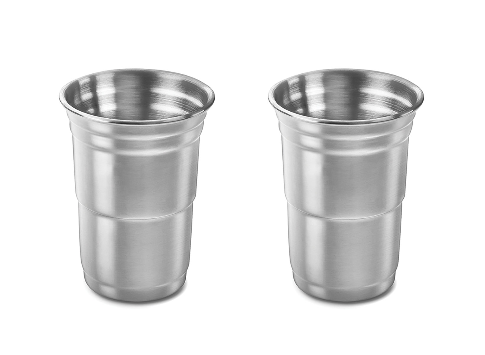 Williston Forge Chriopher Party 16 oz. Stainless Steel Pint Glass | Wayfair