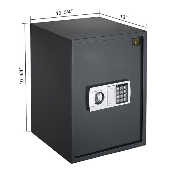 Paragon Safes Digital Safe Box for Home with 2 Manual Override Keys ...