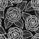ClassicLiving Westerleigh Black And White Pattern In Roses by Hulinska ...