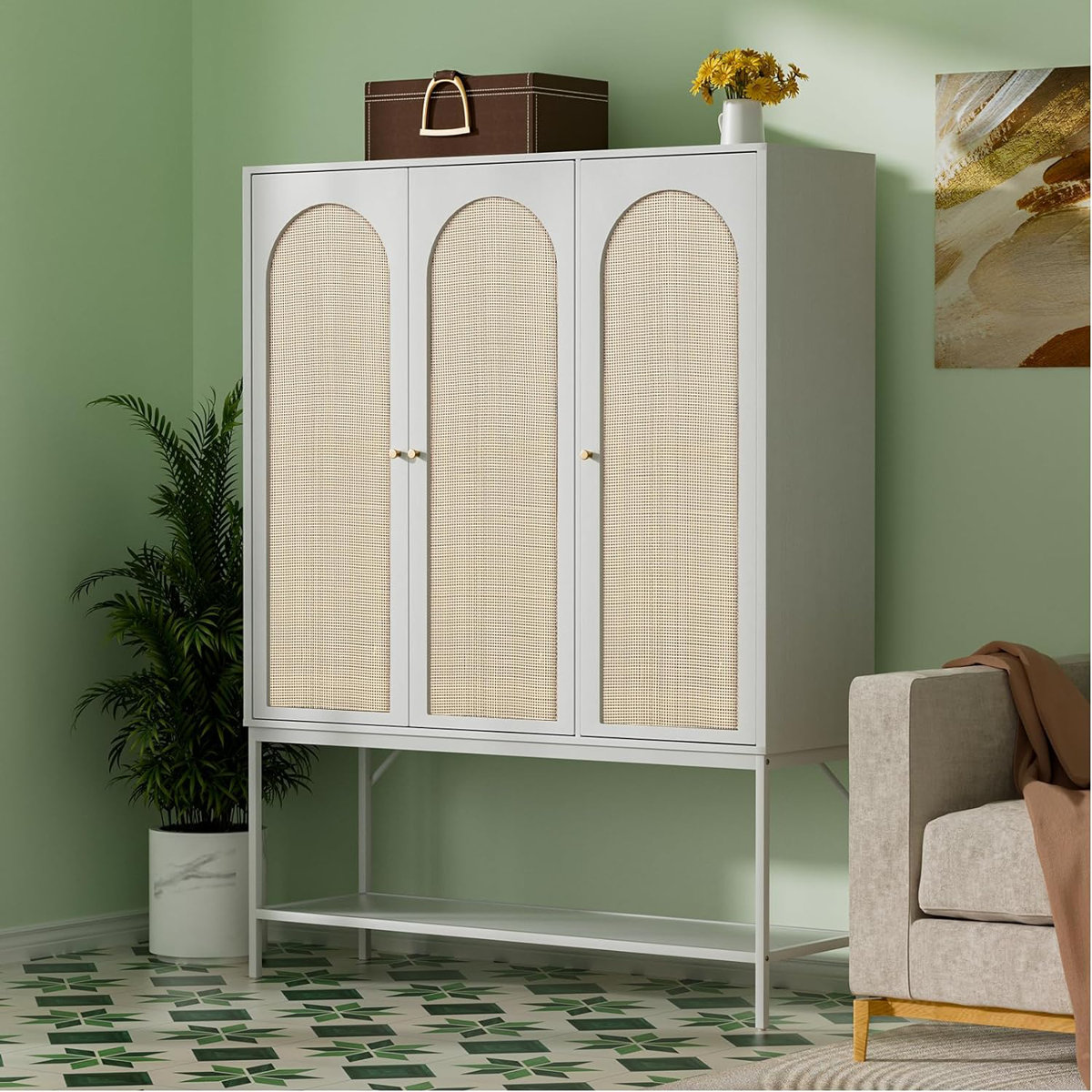 Bay Isle Home™ Angelenia Manufactured Wood Armoire & Reviews | Wayfair