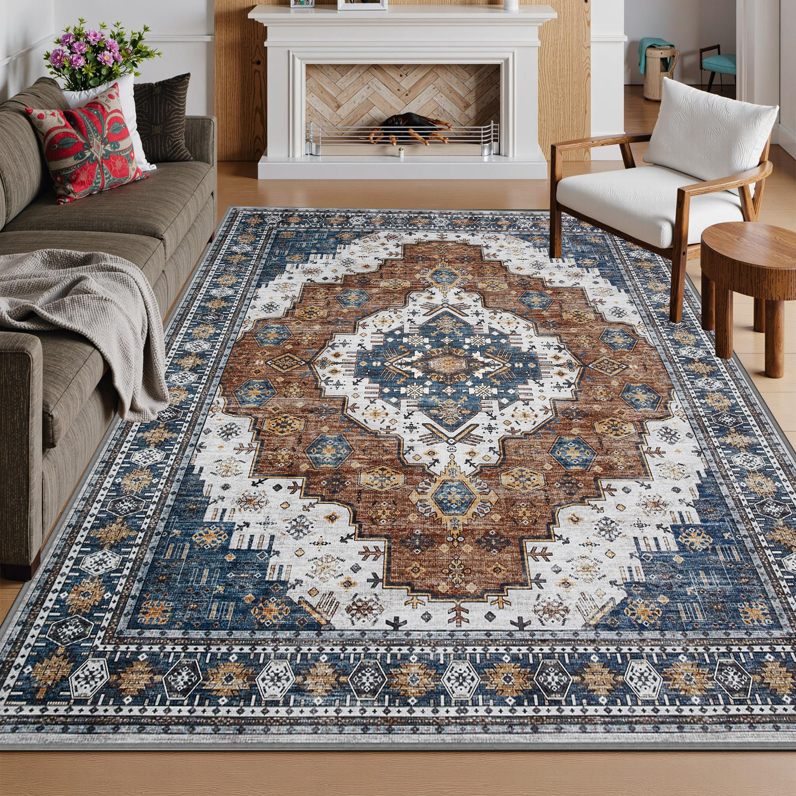 Bungalow Rose Vintage Comfort Rug | Wayfair