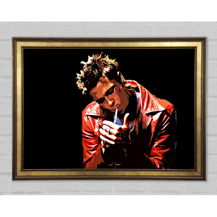 Brayden Studio Brad Pitt Is Tyler Durden - Single Picture Frame Art ...