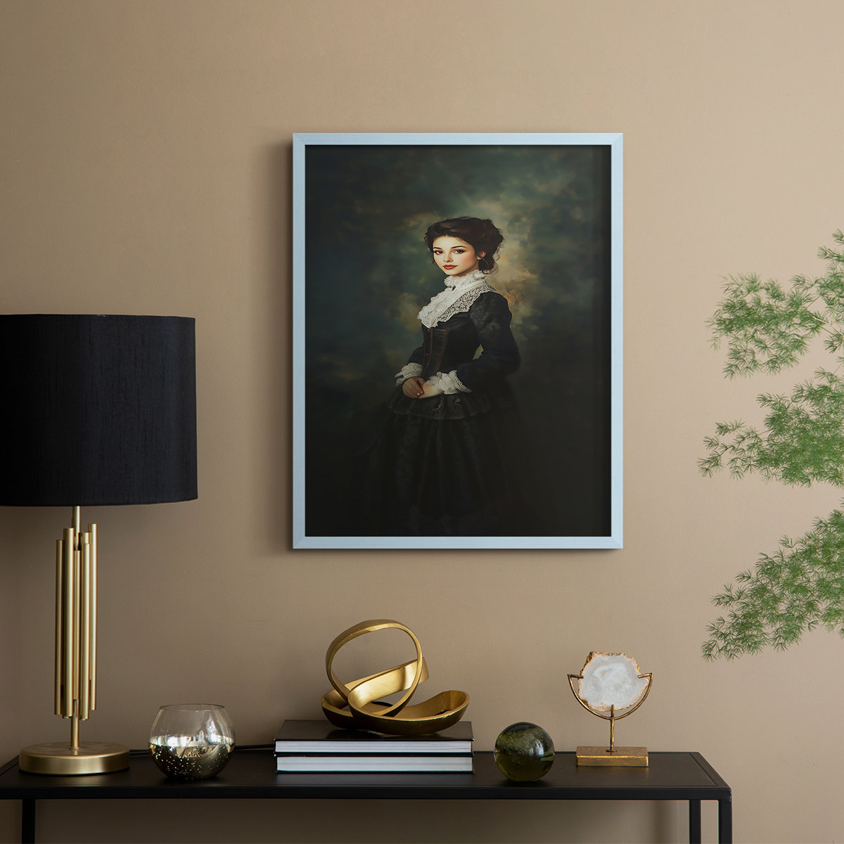 Charlton Home® WOMEN Series CCXLIII Framed Print - Solid Wood | Wayfair