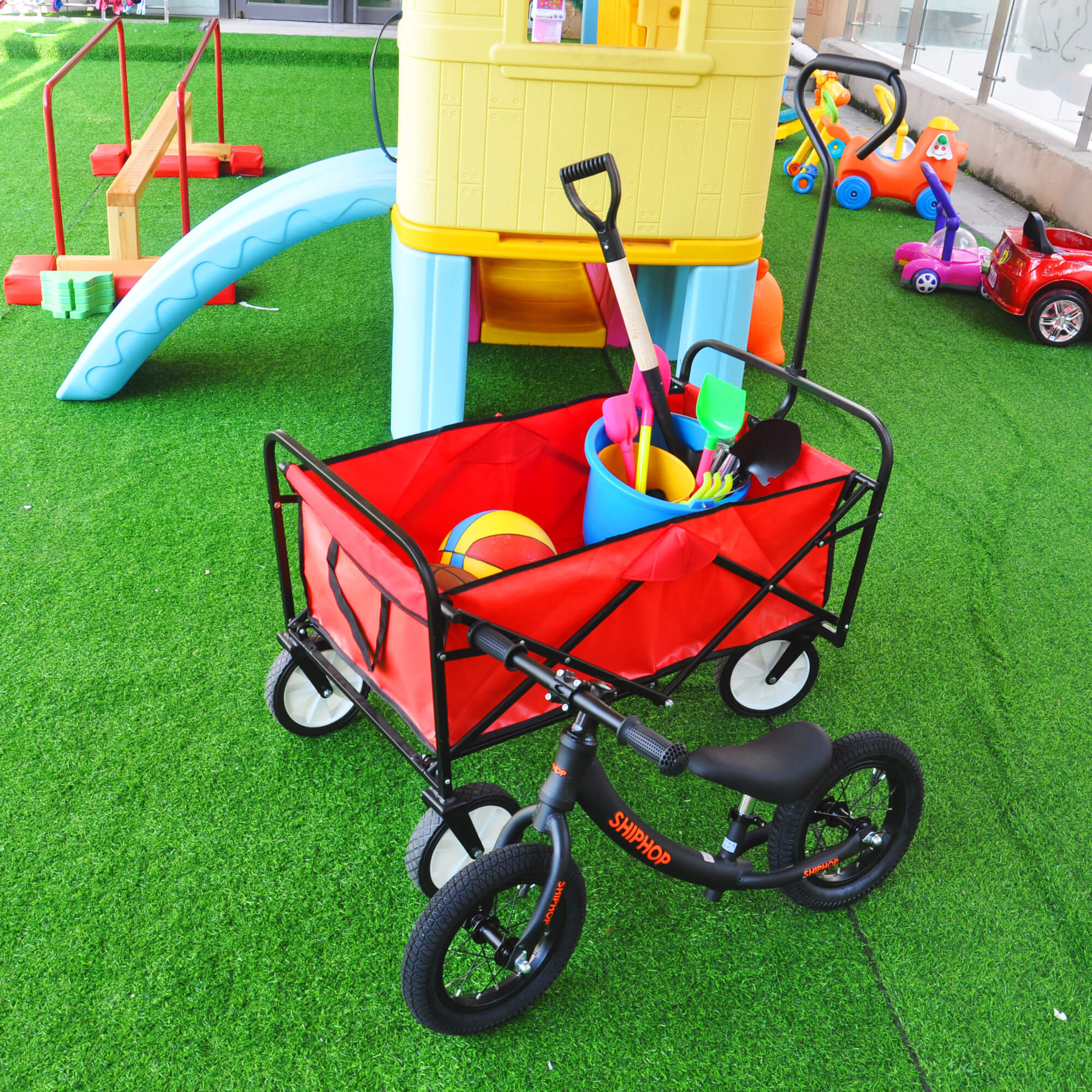 Zupora Folding Wagon Garden Beach Utility Cart | Wayfair