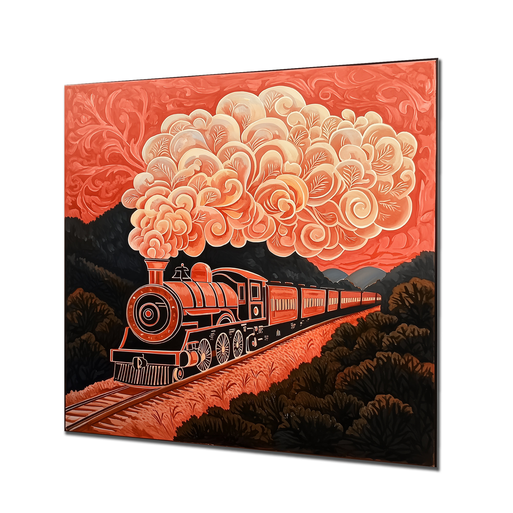 Ophelia & Co. Trains Majestic Steam Powered Presence I - Train Metal ...