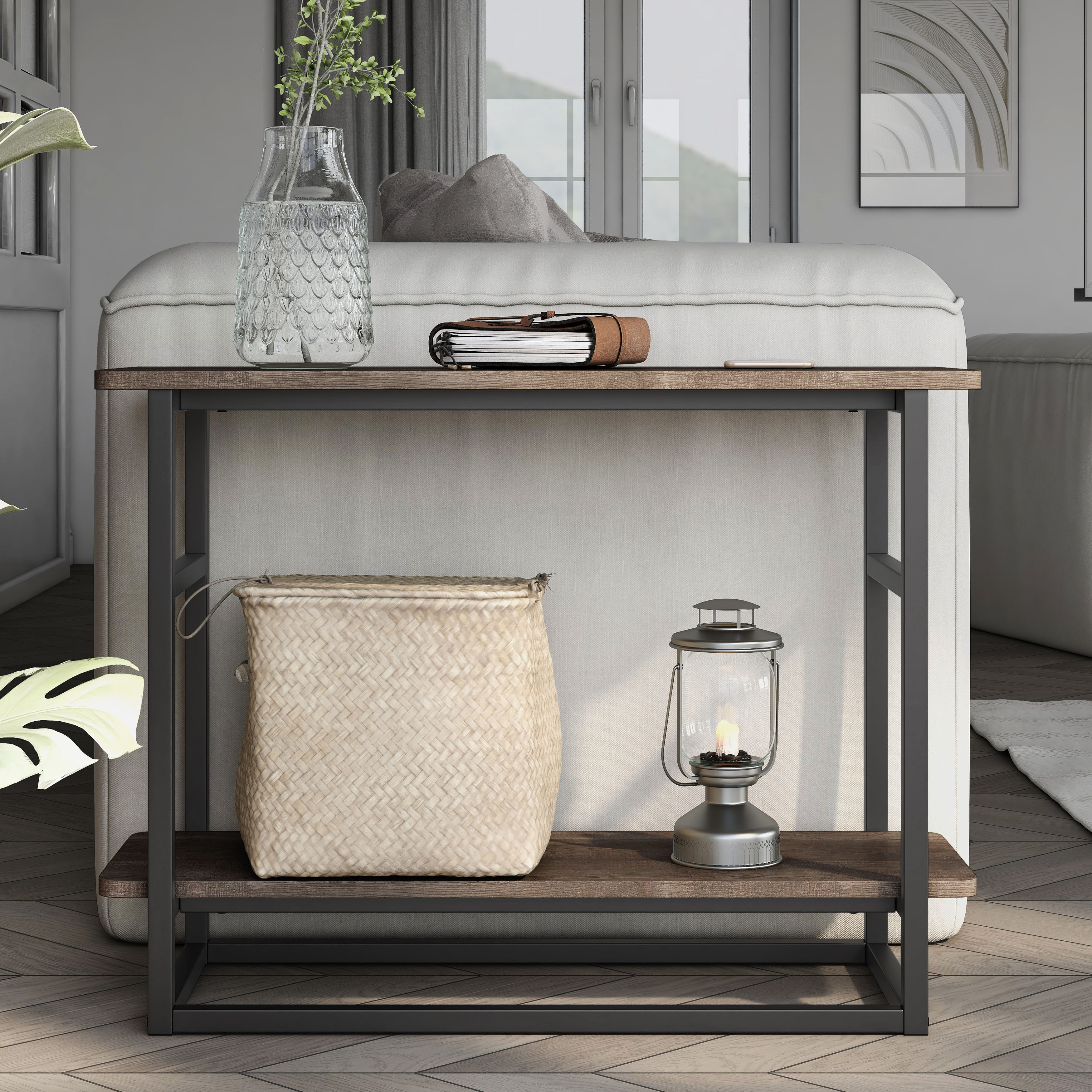 Trent Austin Design Table de bout avec rangement Ormiston et ...