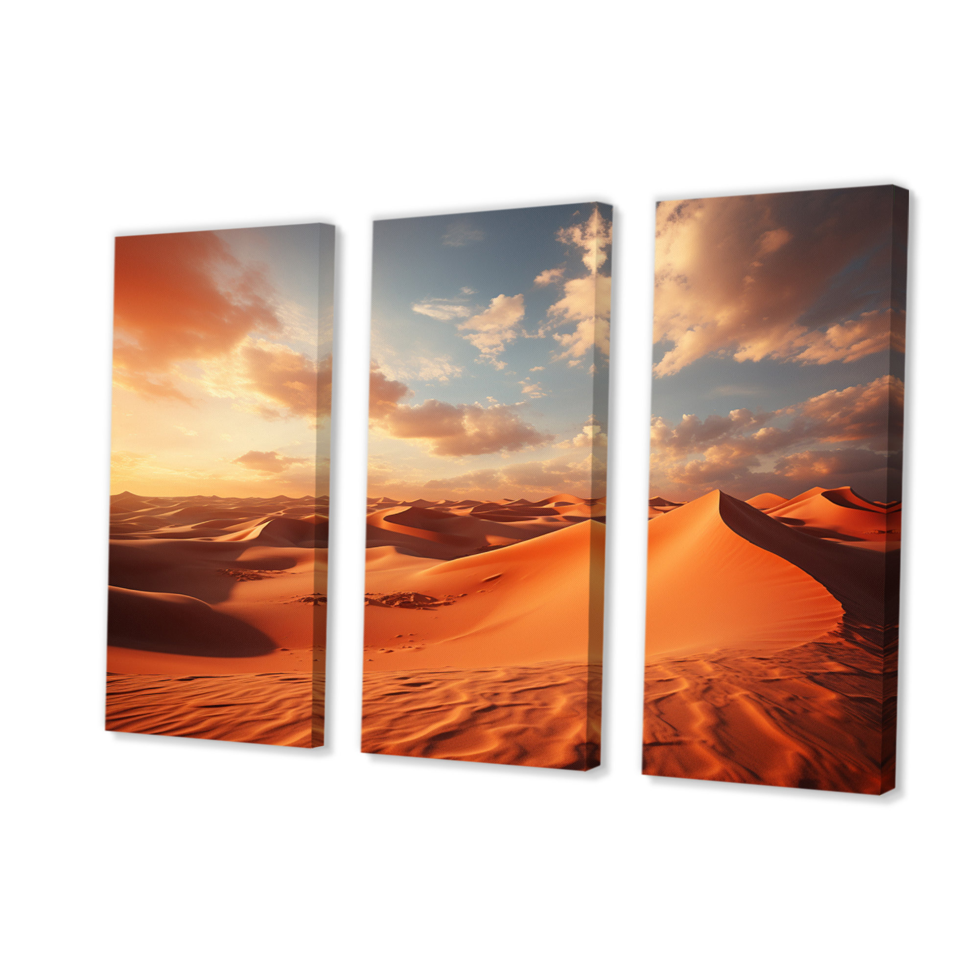 Union Rustic African Sahara Dreams I - African Canvas Art Print Set ...