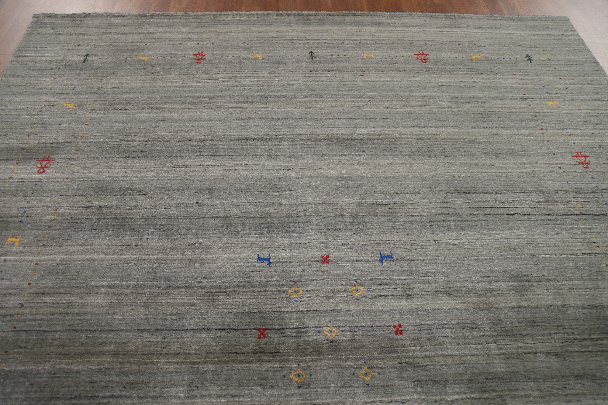 Hokku Designs Handmade Gabbeh Indian Area Rug 8x10 | Wayfair