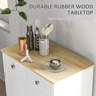 George Oliver Sideboard With Solid Wood Countertop, Kitchen Storage ...