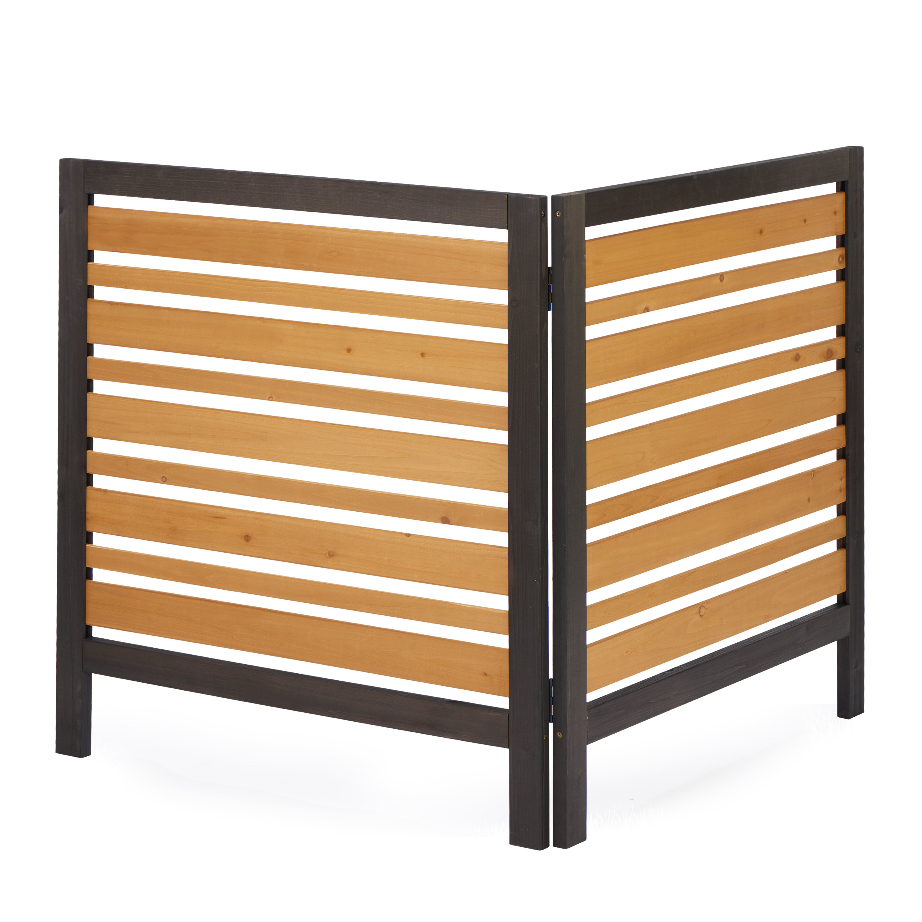 SoliWood 2-panel Outdoor Air Conditioner Fence Screen | Wayfair