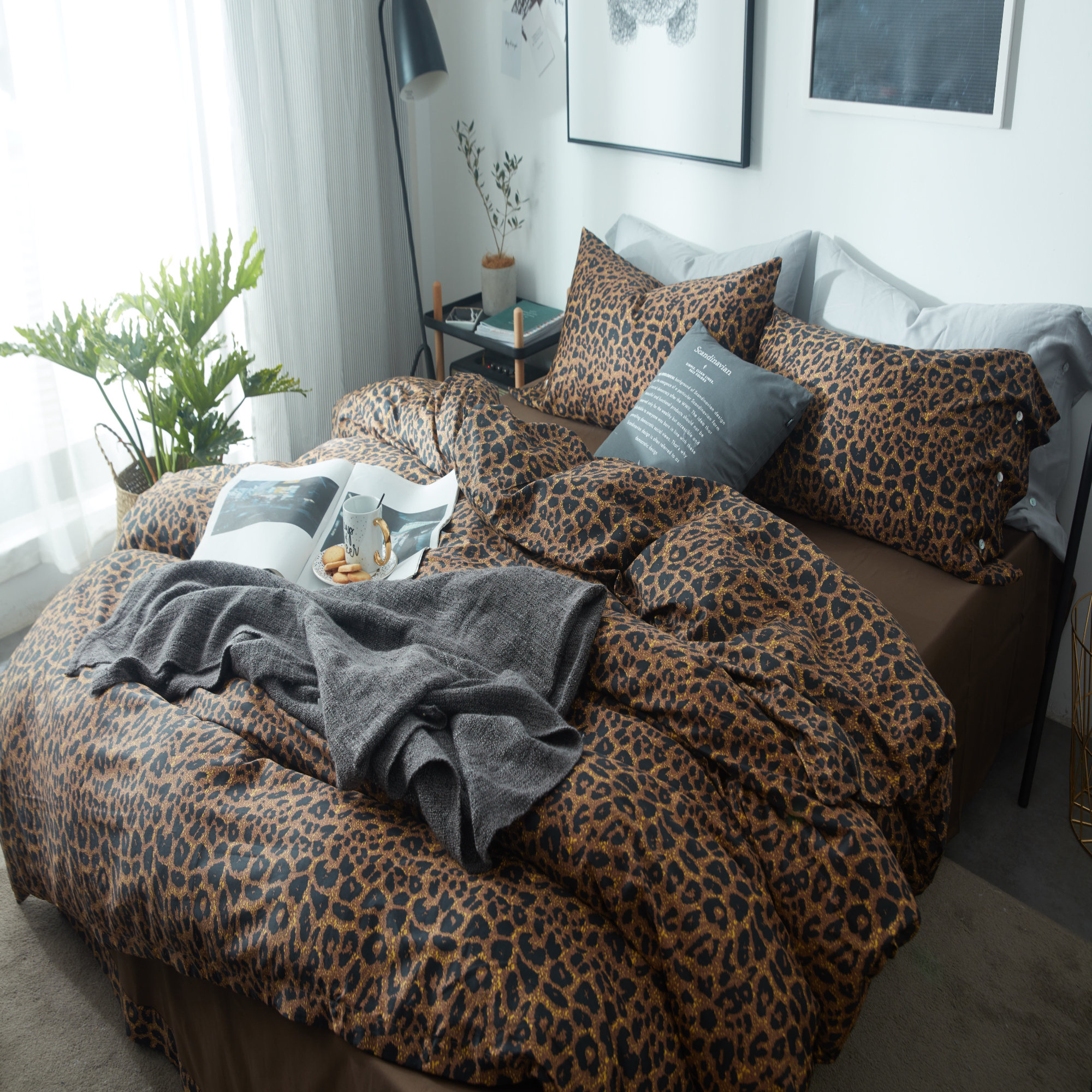 VCLIFE Microfiber Modern Style Comforter Set | Wayfair