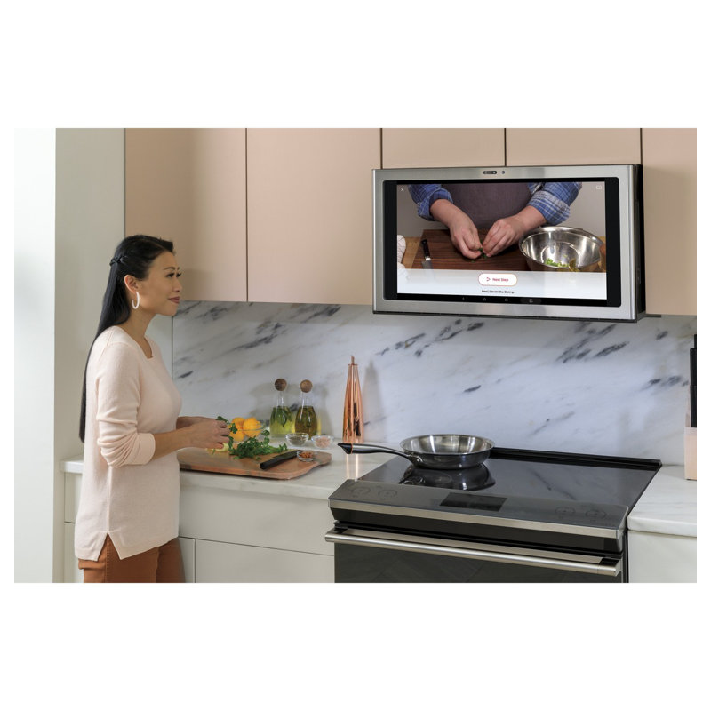 Café 30" 5.3 cu. ft. Smart Slide-in Electric Range with Convection ...