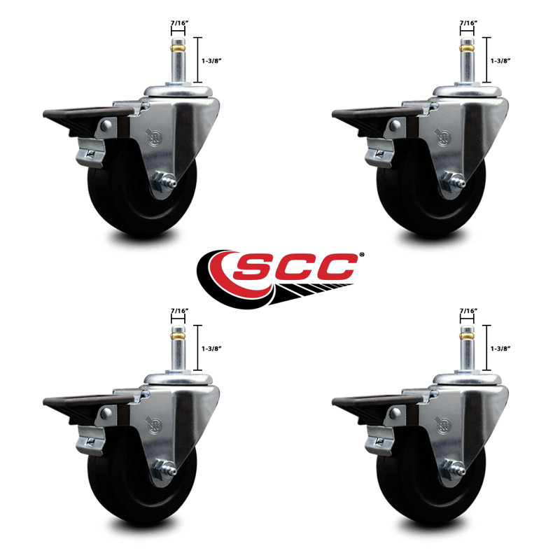 Service Caster Hard Rubber Caster - Wayfair Canada