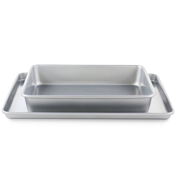 Martha Stewart Bakeaway 2 Piece Carbon Steel Bake Pan Set | Wayfair