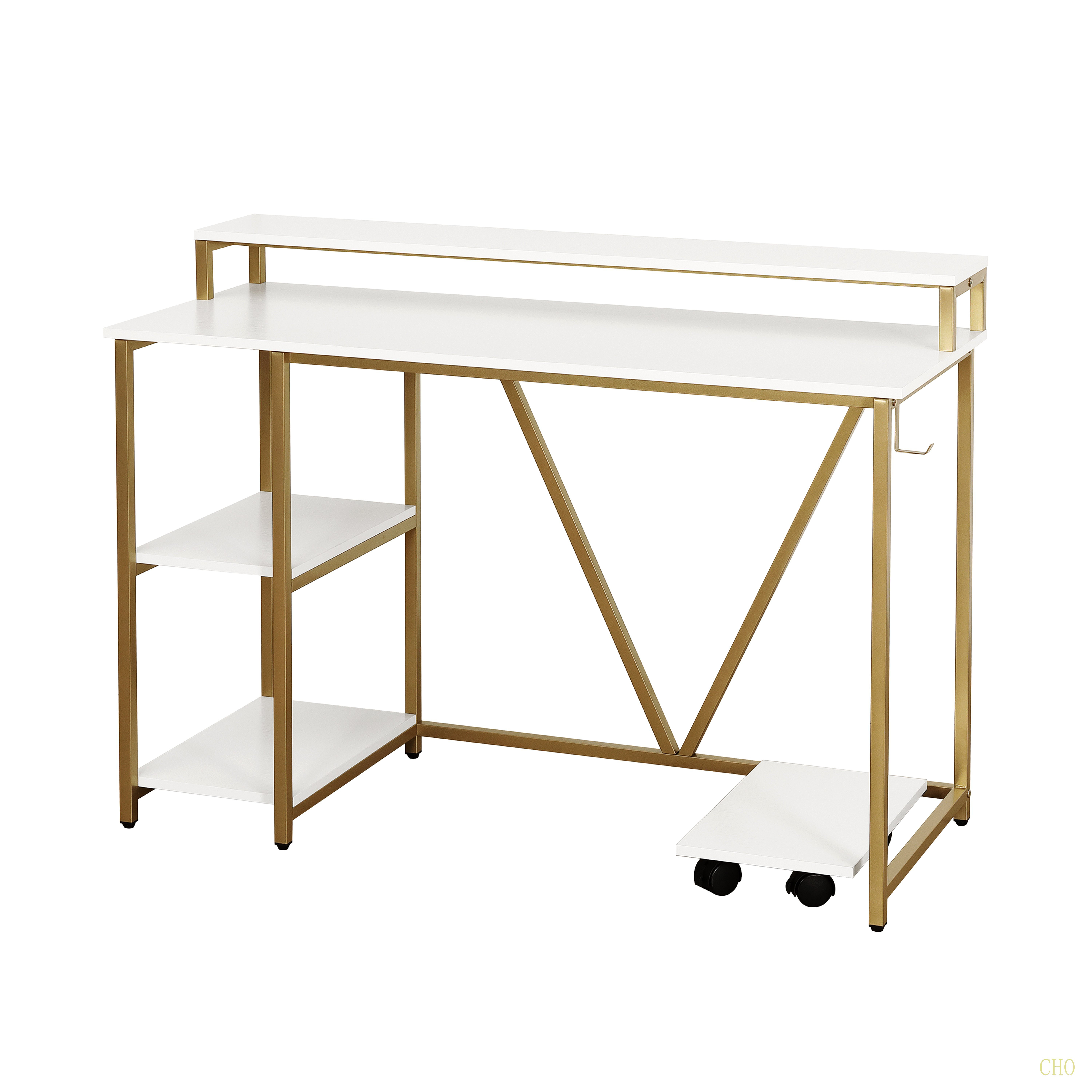 Everly Quinn Industrial Writing Desk | Wayfair