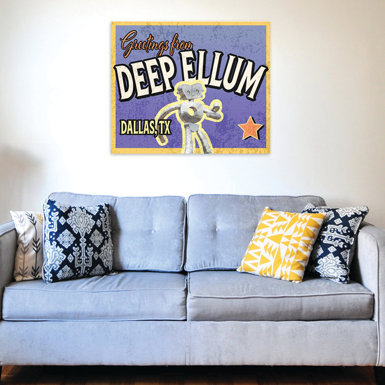 Trinx Deep Ellum Robot Sculpture, Dallas Texas, Graphic Art Wrapped ...