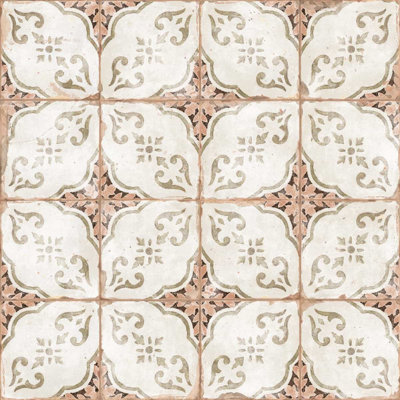 distressed pattern tile