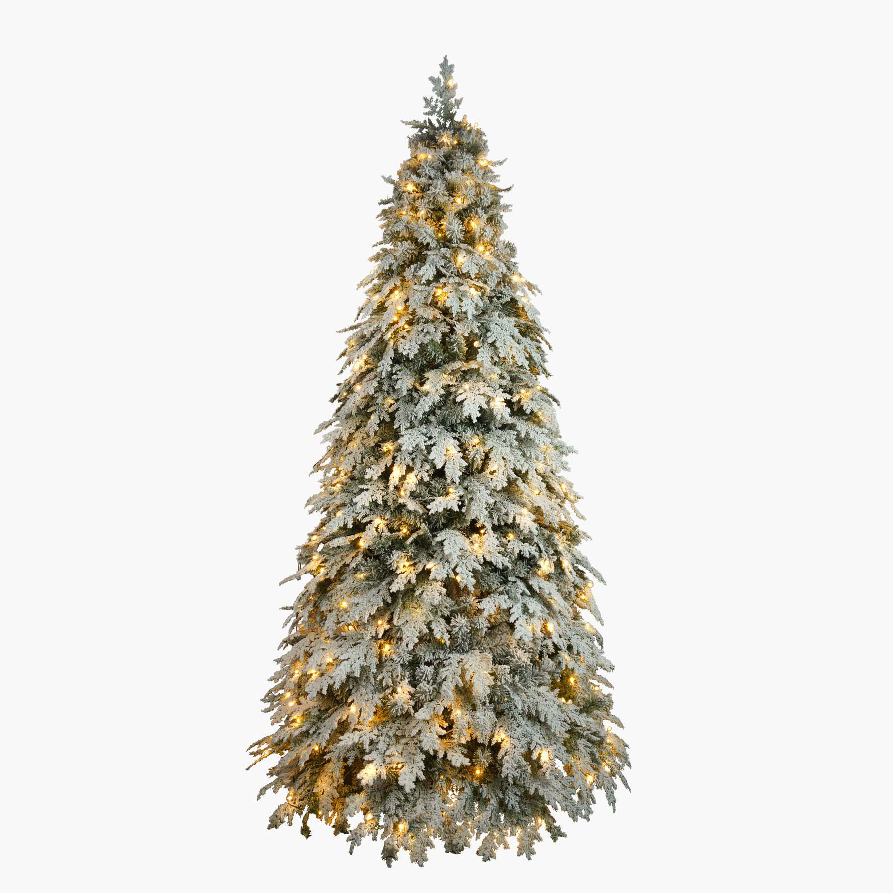 Ivy Bronx 7.5ft Artificial Christmas Tree with 400 LED Lights and 1200 ...