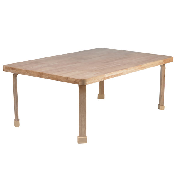 Angeles Rectangle NaturalWood Table Top & Reviews | Wayfair