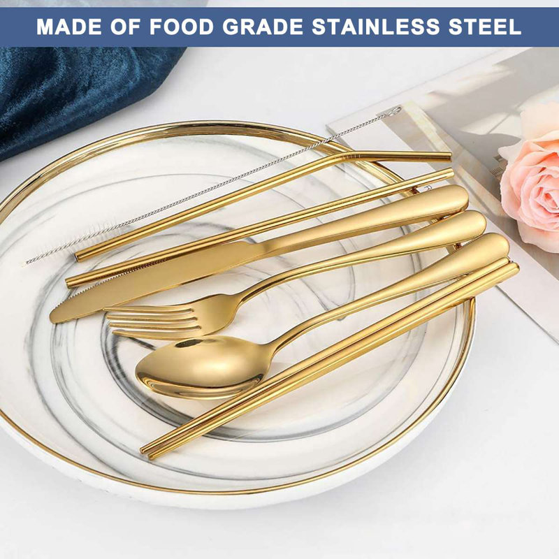 Wrought Studio™ Catalapa Stainless Steel Flatware Set | Wayfair