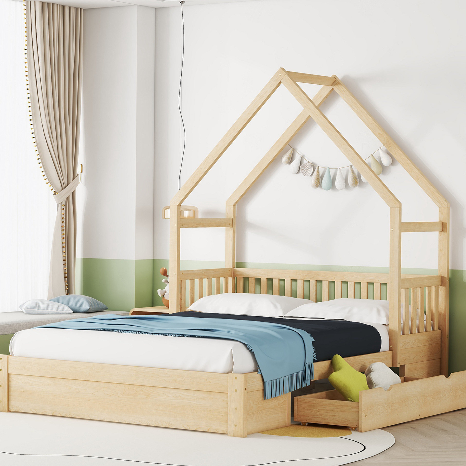 Harper Orchard Bonavista Solid Wood+MDF Platform Bed Bed | Wayfair