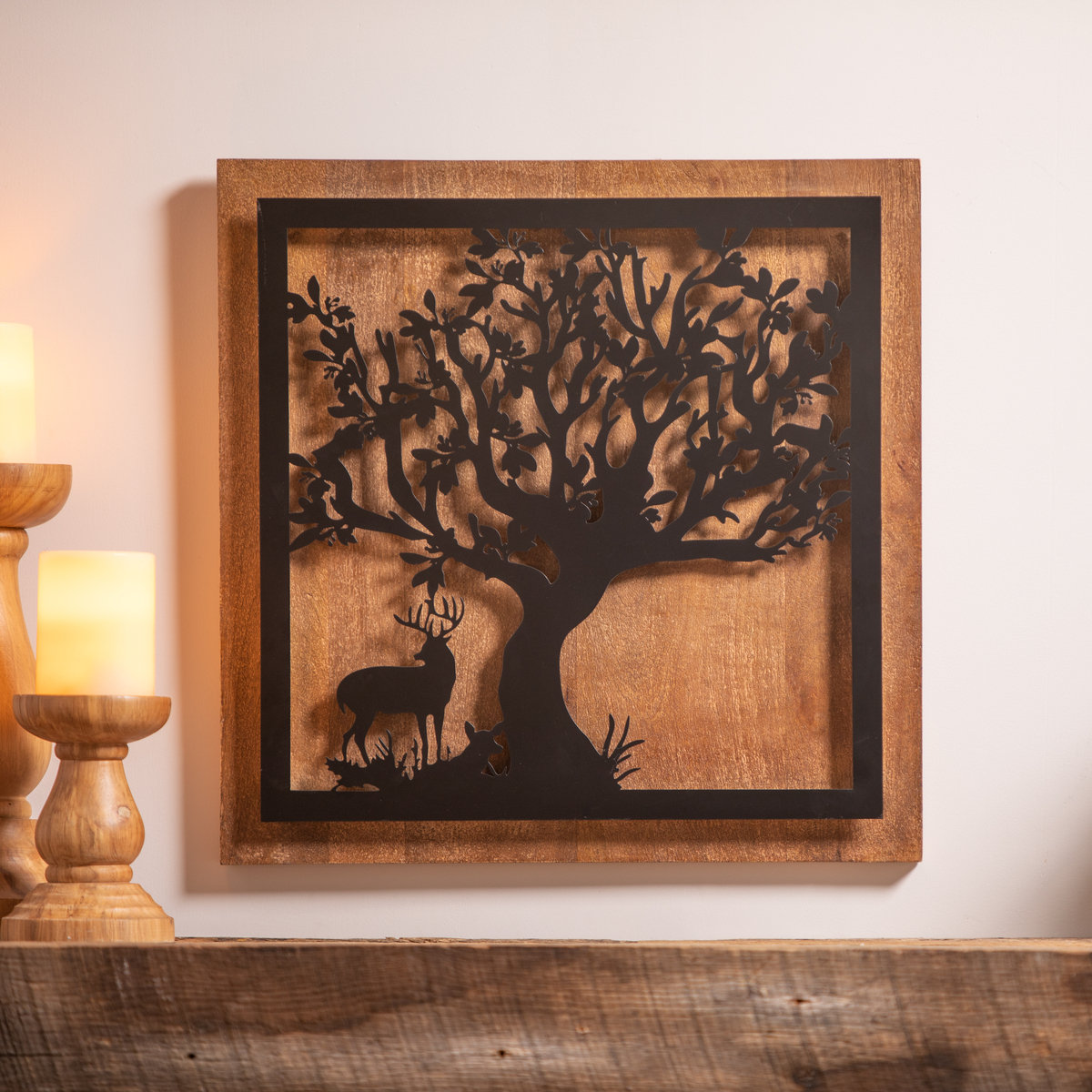Loon Peak® Tree And Deer Wall Décor - Wayfair Canada