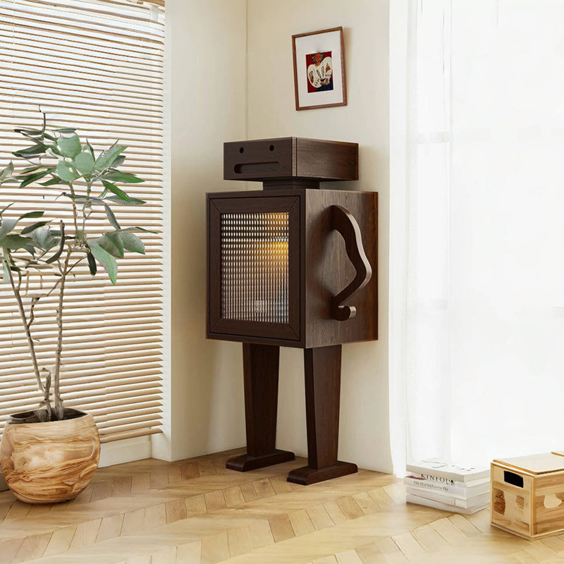 Trinx Jaecee Robot End Table with 360° Rotation & Reviews | Wayfair