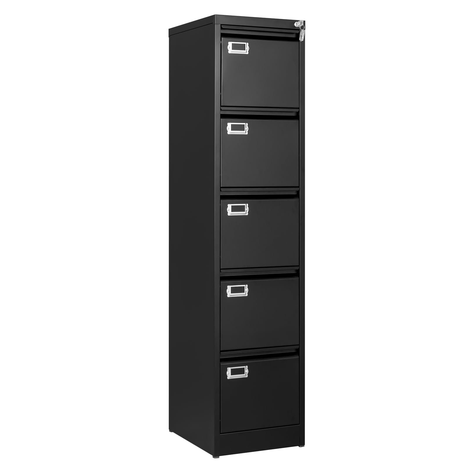 Latitude Run® 5 Drawer File Cabinet With Lock,Metal Vertical Filing ...