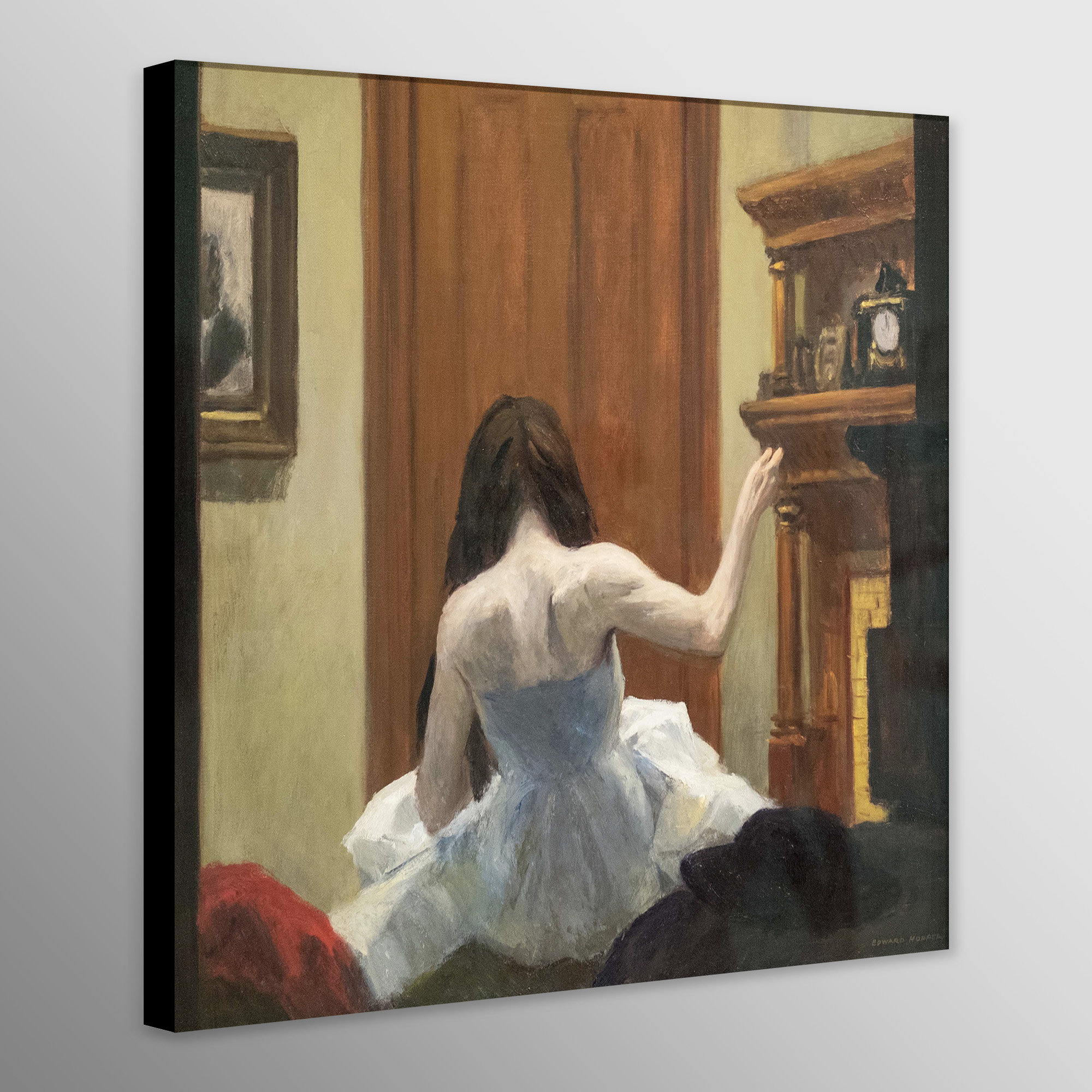 ClassicLiving New York Interior by Edward Hopper - Wrapped Canvas Art ...