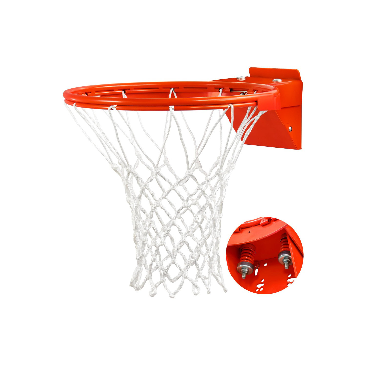 JETEHO Heavy Duty Basketball Rim Replacement, Universal 18", Double ...