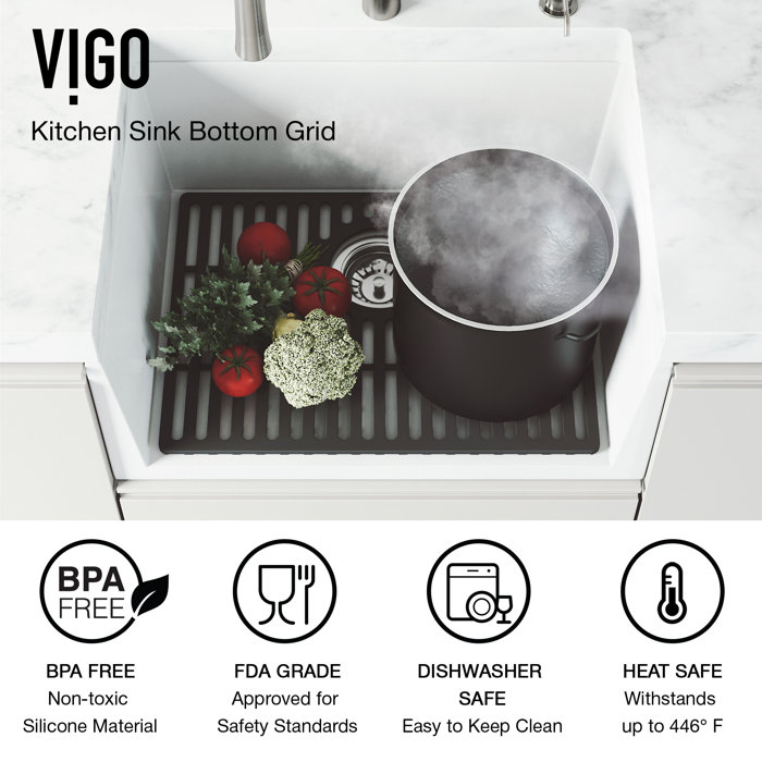 VIGO Silicone Grid Sink Grid & Reviews | Wayfair