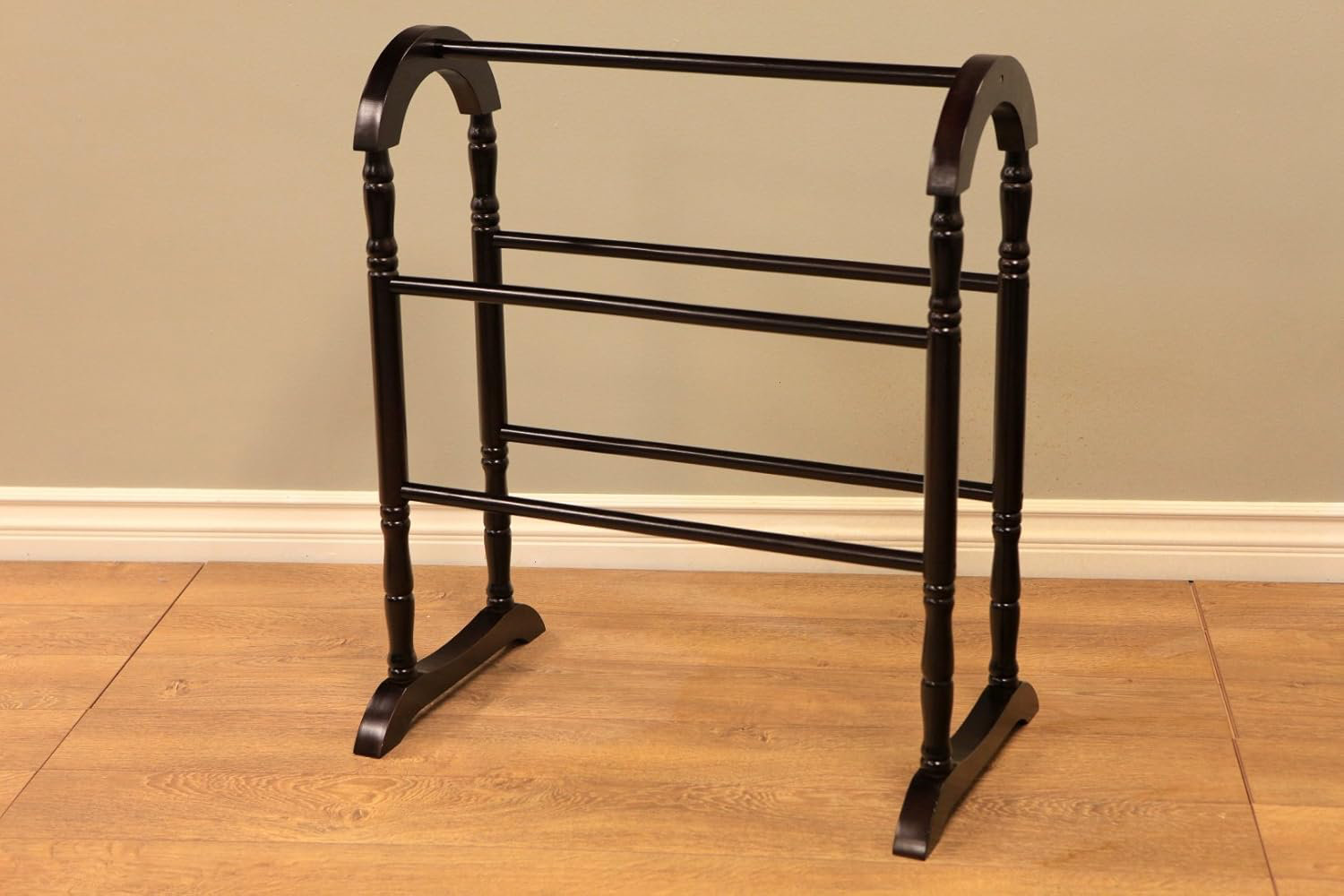 Alcott Hill® 28.8'' Tall Wooden Blanket/Quilt Rack | Wayfair