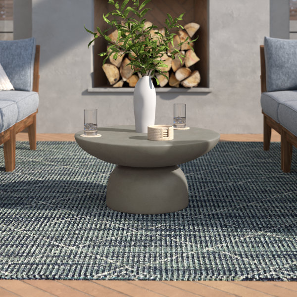 Joss & Main Allegheny Concrete Coffee Table | Wayfair