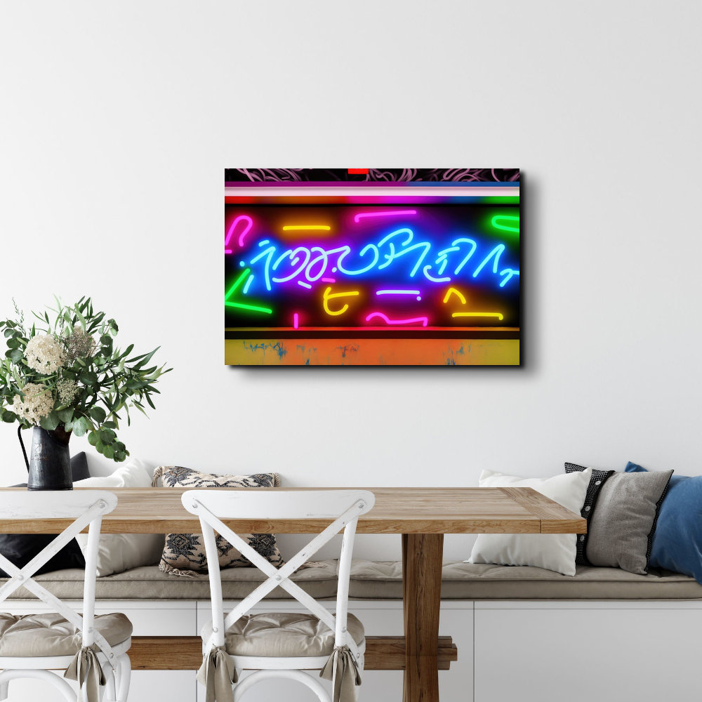 ATX Art Group LLC Subway Neon Graffiti Billboard by Stephen Chambers ...