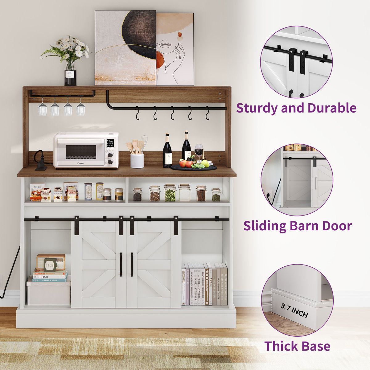 Trent Austin Design® Penney 47.2 Bar Cabinet & Reviews | Wayfair