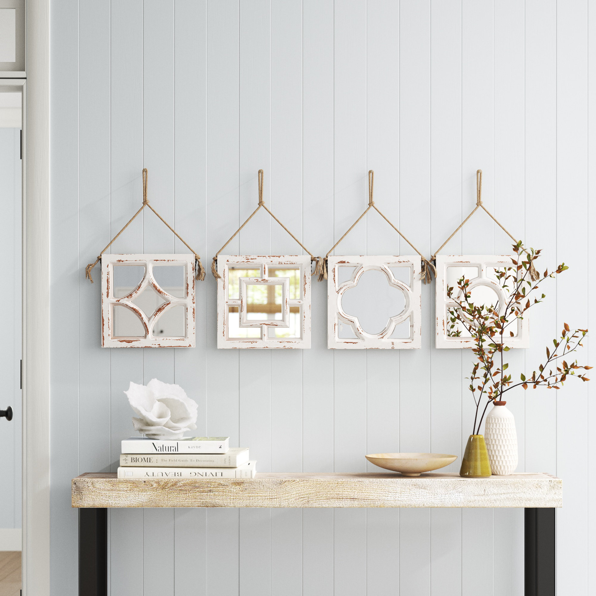 Sand & Stable™ 4 Piece Alanna Traditional Mirror Set & Reviews | Wayfair