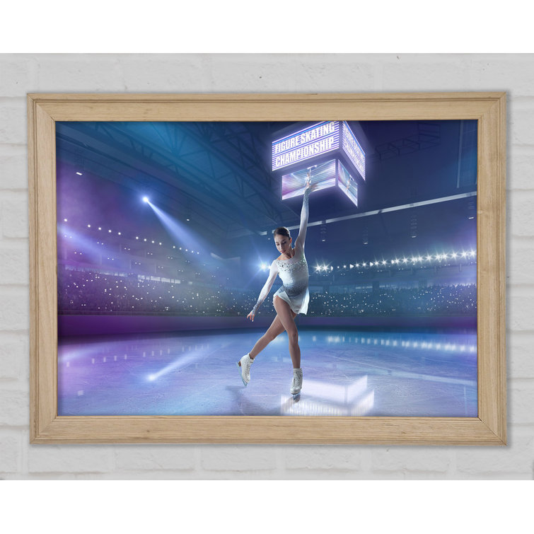 Brayden Studio Figure Skating Champion - Single Picture Frame Art ...