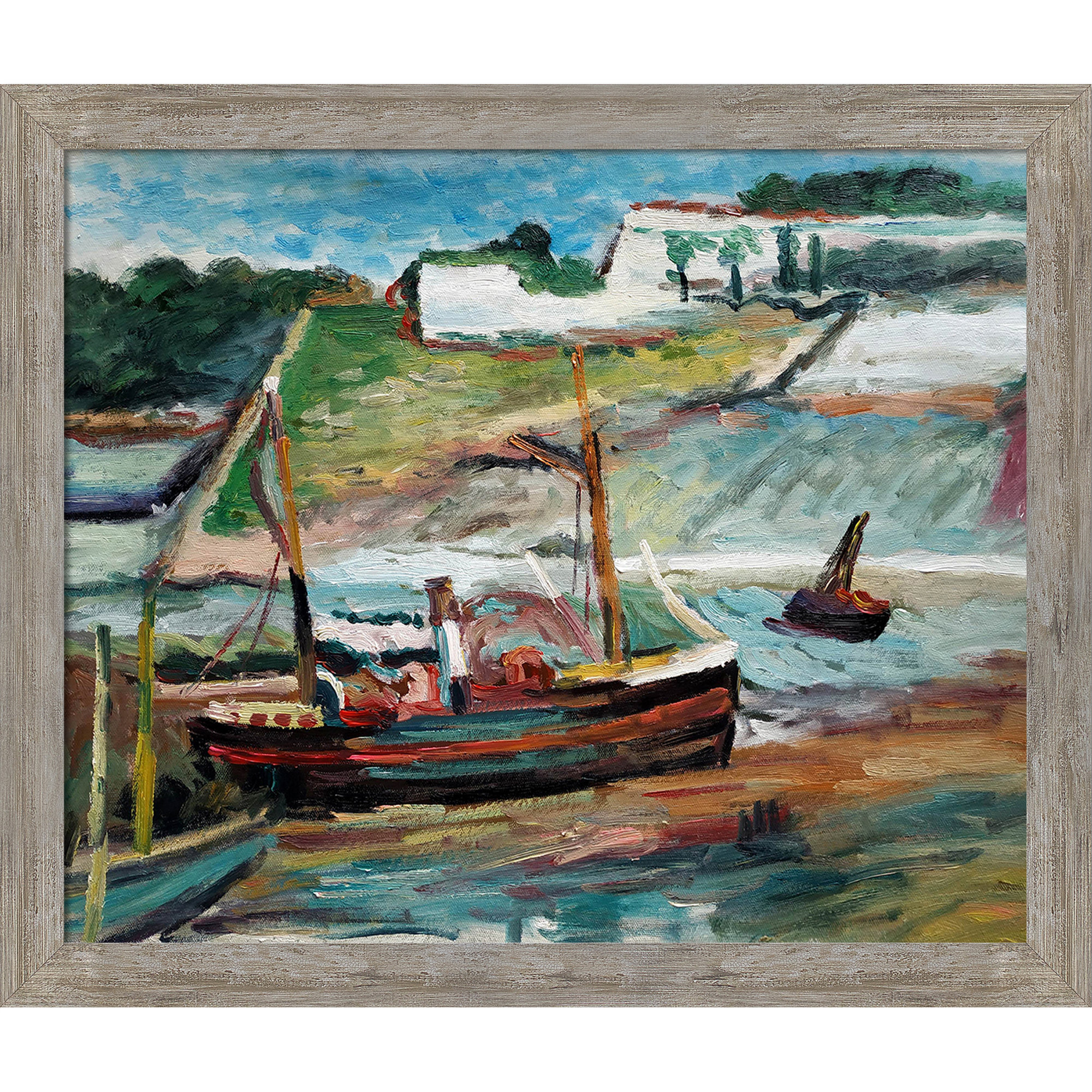 Overstock Art " Belle Lle (Le Port De Palais) " by Henri Matisse ...