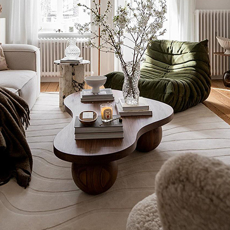 Bkoksety Solid wood retro style creative simple tea table | Wayfair