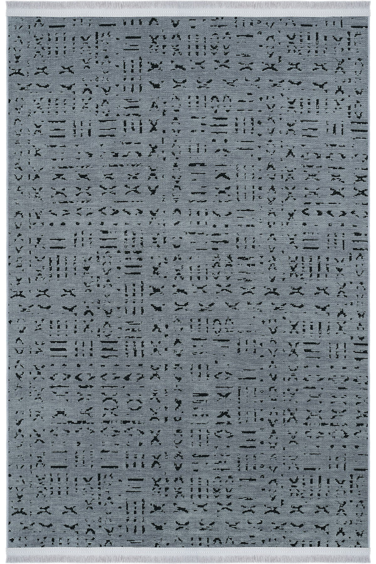 Ivy Bronx Grey Abstract,Scandi,Flatweave Living Room Rug, Machine Made ...