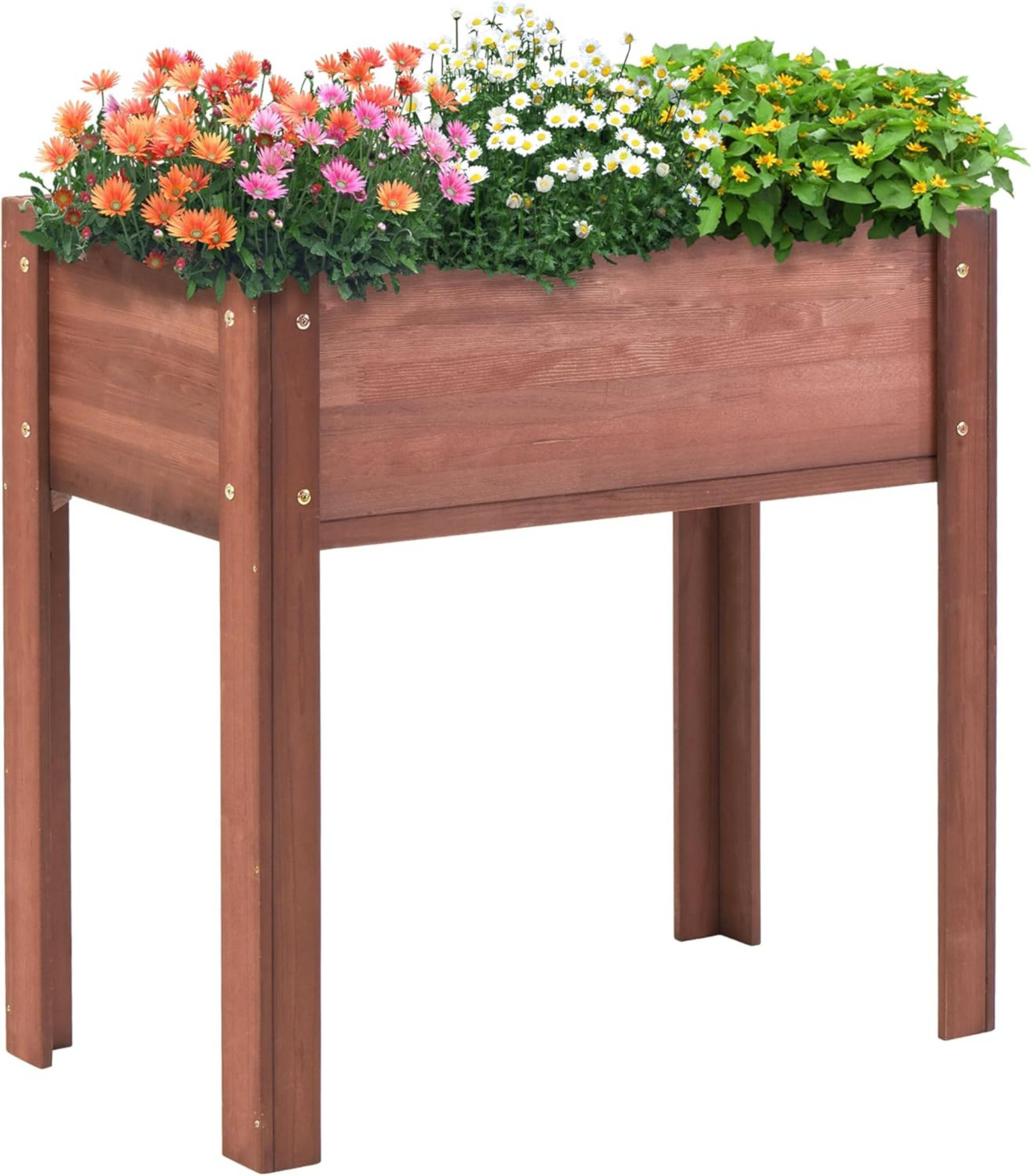 Gracie Oaks Raised wooden garden bed with legs | Wayfair