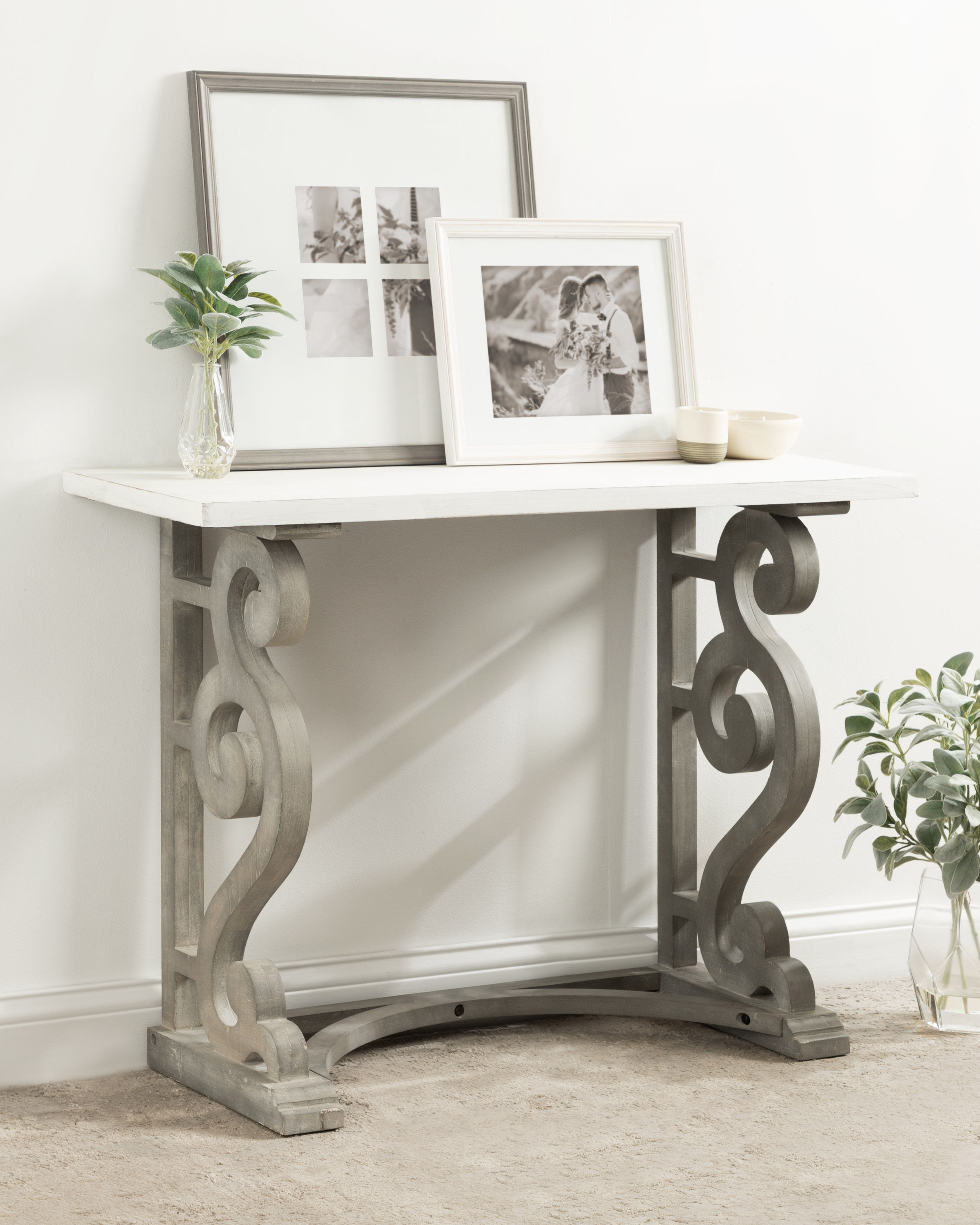 Ophelia & Co. Lauer 42" Solid Wood Console Table & Reviews | Wayfair