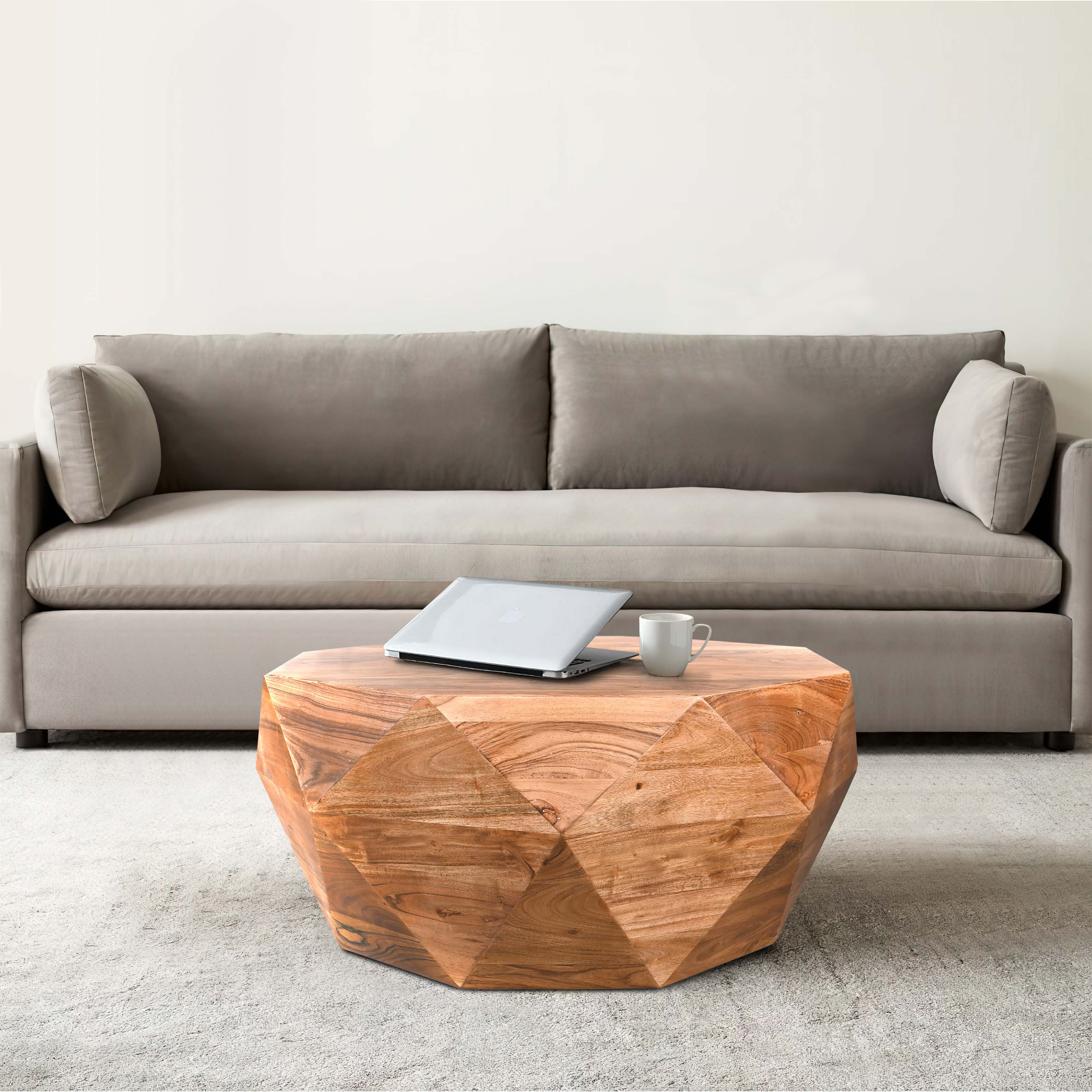 Union Rustic Luzader Solid Wood Solid Coffee Table & Reviews - Wayfair Canada