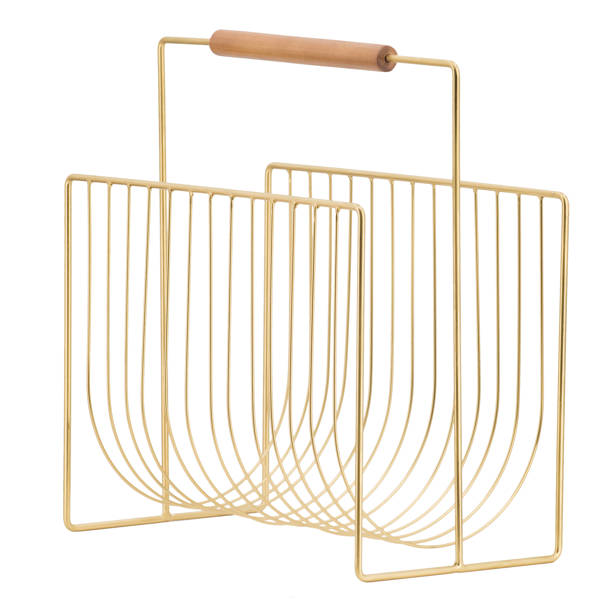 Mercer41 Metal Free Standing Magazine Rack & Reviews | Wayfair