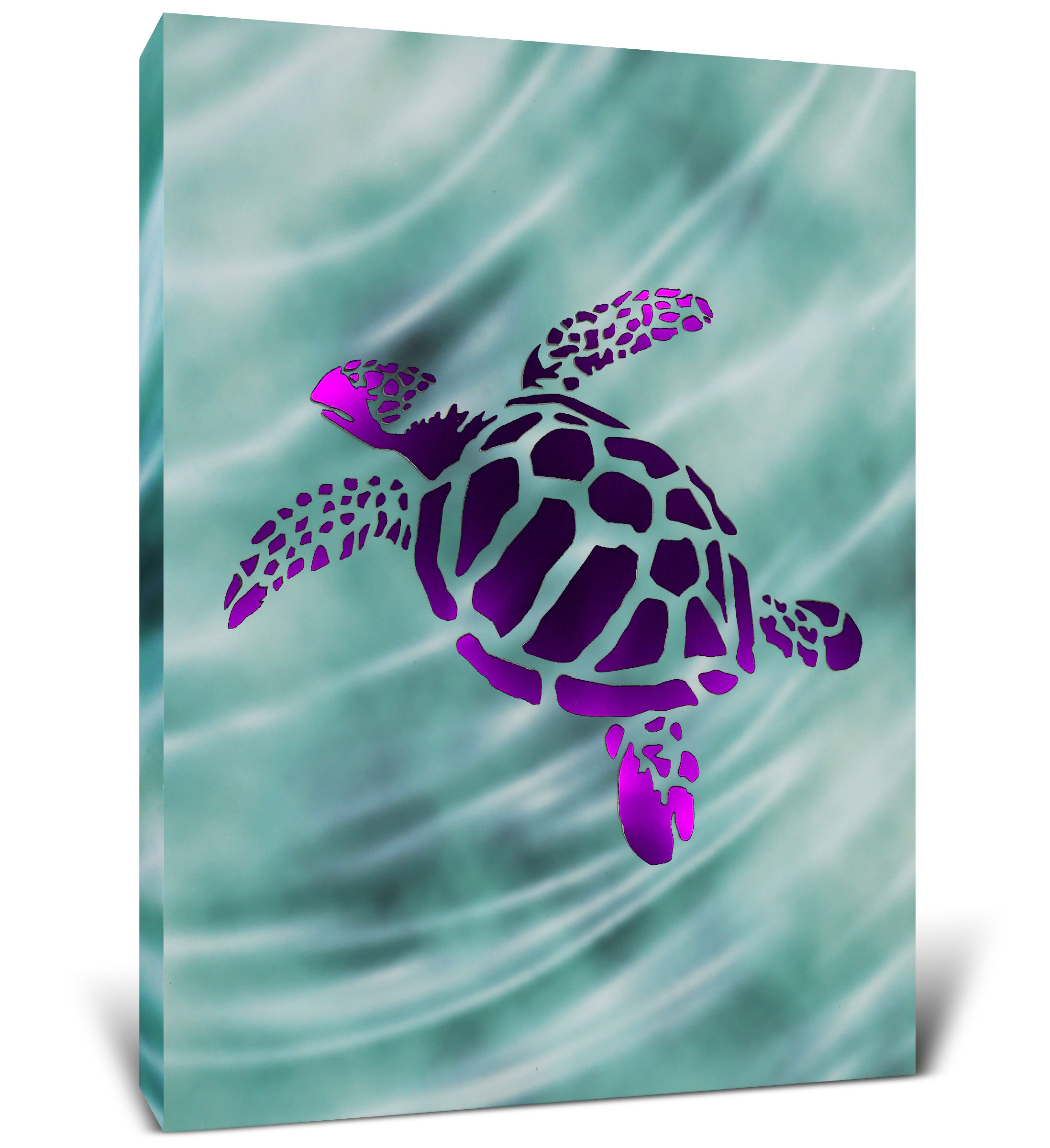 Bayou Breeze Sea Turtle Light Up Led Wall Art – Fun Changing Colour Led ...
