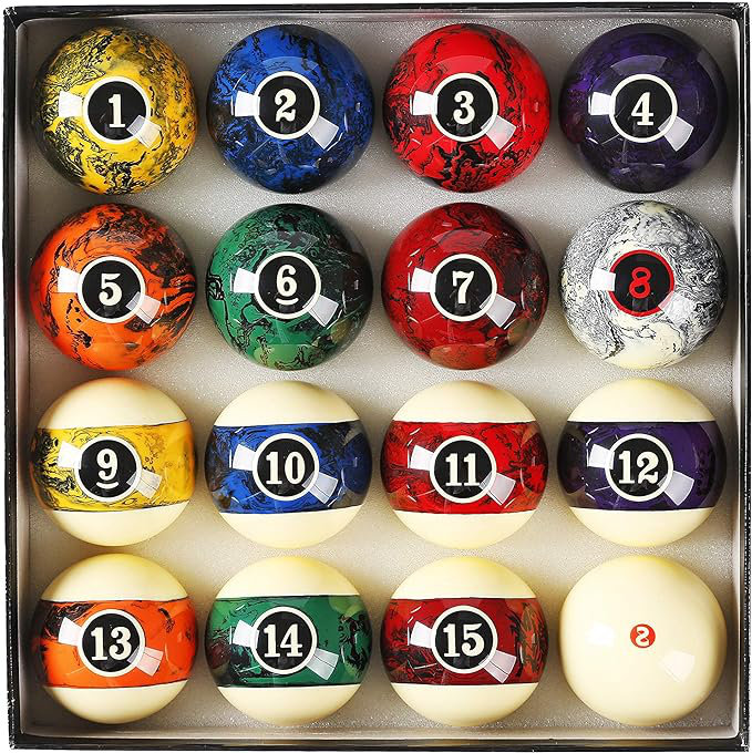 ROWREW Polyresin Pool Balls | Wayfair