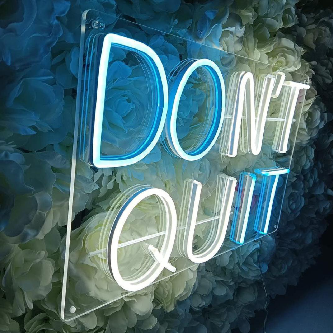 Trinx Neon Sign For Wall, Room Decor, Motivational Wall Art Neon Light ...