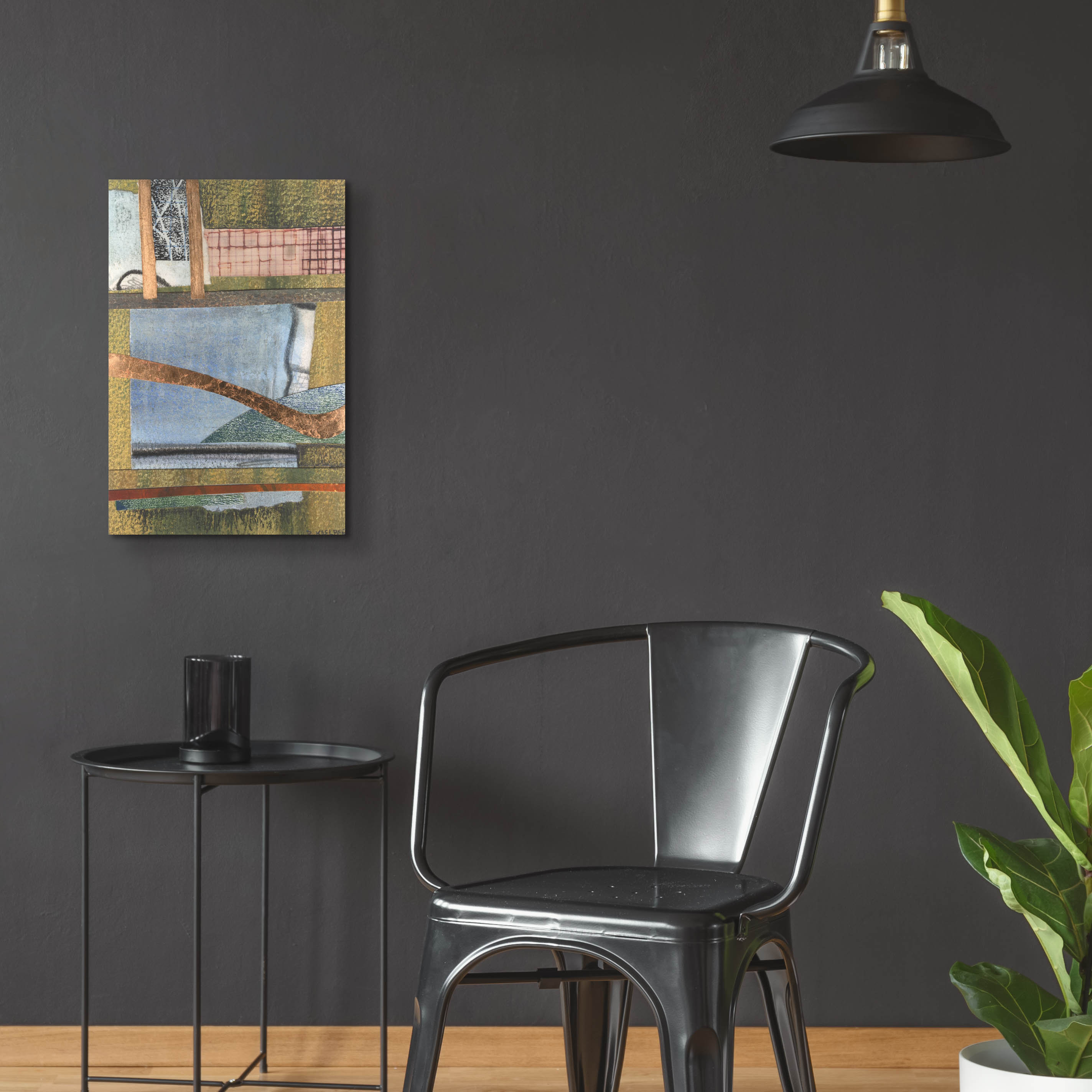 Wrought Studio™ 'Slippery Slope 1' by Renee Kaelber Acrylic Glass Wall ...