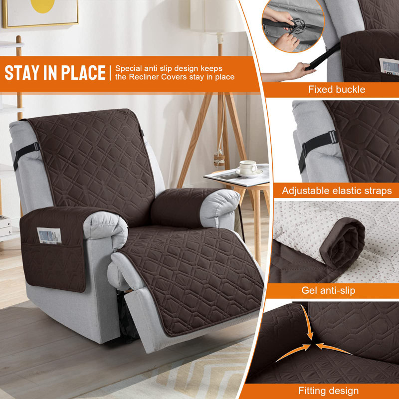 Latitude Run® Box Cushion Chaise Lounge Slipcover | Wayfair