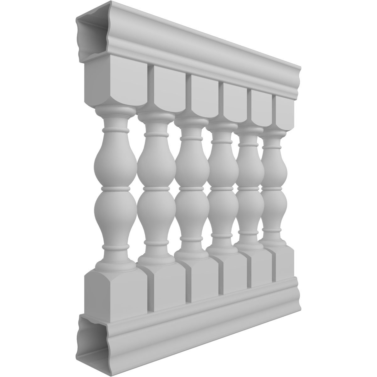 PCI Enterprises Avalon White Fiberglass Porch And Stair Railings | Wayfair